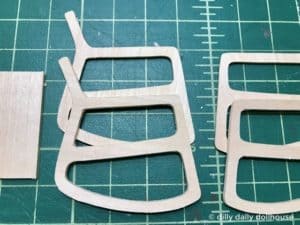 Modern Dollhouse Rocking Chair (Tutorial & SVG file) - dilly dally ...