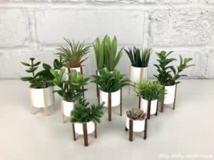 Easy Modern Miniature Planter (Tutorial - Beginner Project) - dilly ...