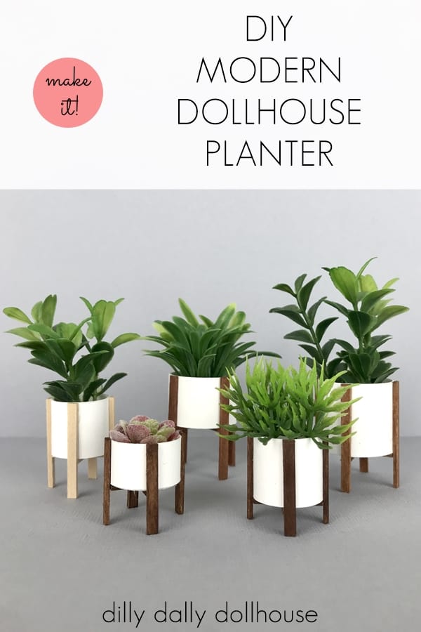 Easy Modern Miniature Planter (Tutorial - Beginner Project) - dilly ...