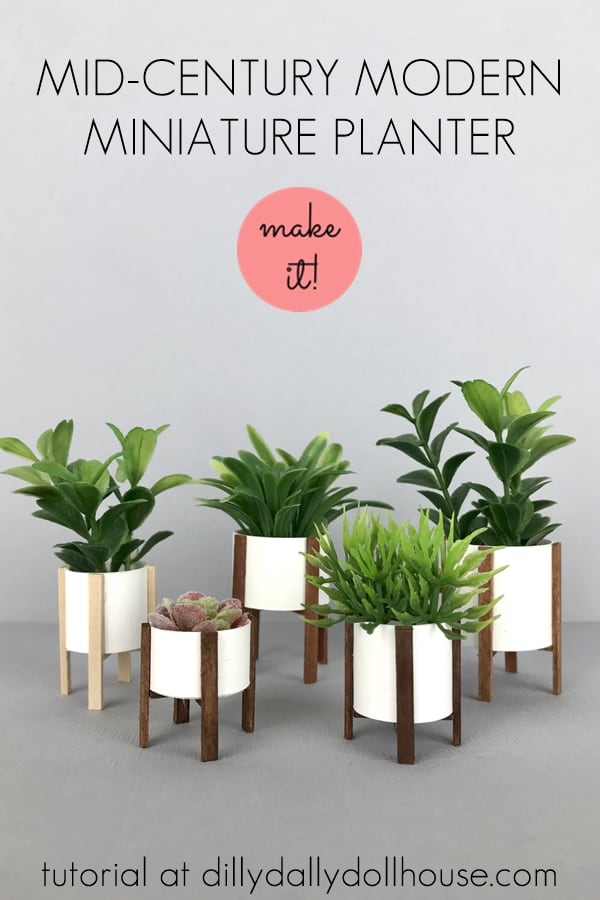 Easy Modern Miniature Planter (Tutorial - Beginner Project) - dilly ...